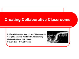 Final collaborative classrooms_luresearchconference03_22_13 | PPTX