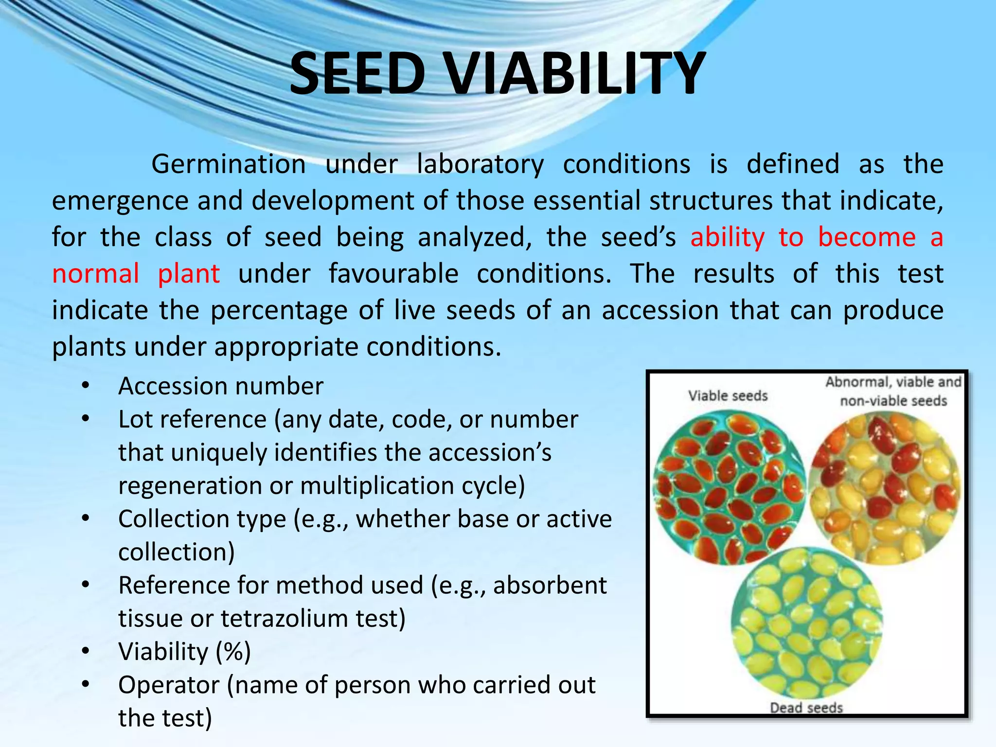 Collection, evaluation and documentation of germplasm | PPTX