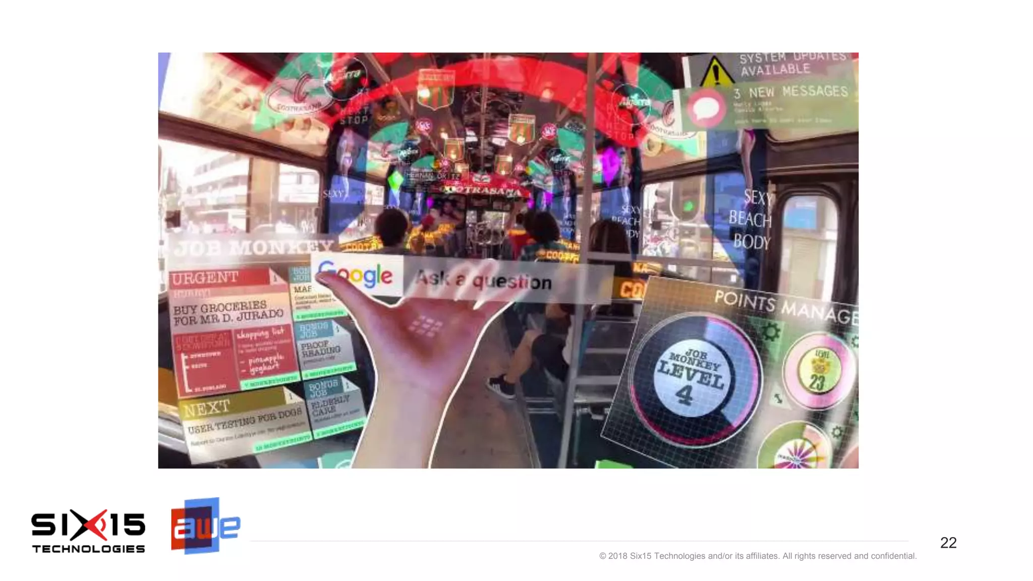 Colleen Emaus (Six15 Technologies ): The AR Glasses Story: from soldier to worker to soon, you | PPT