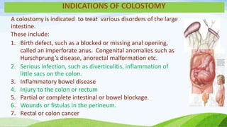 stoma and colostomy care and nursing management | PPTX