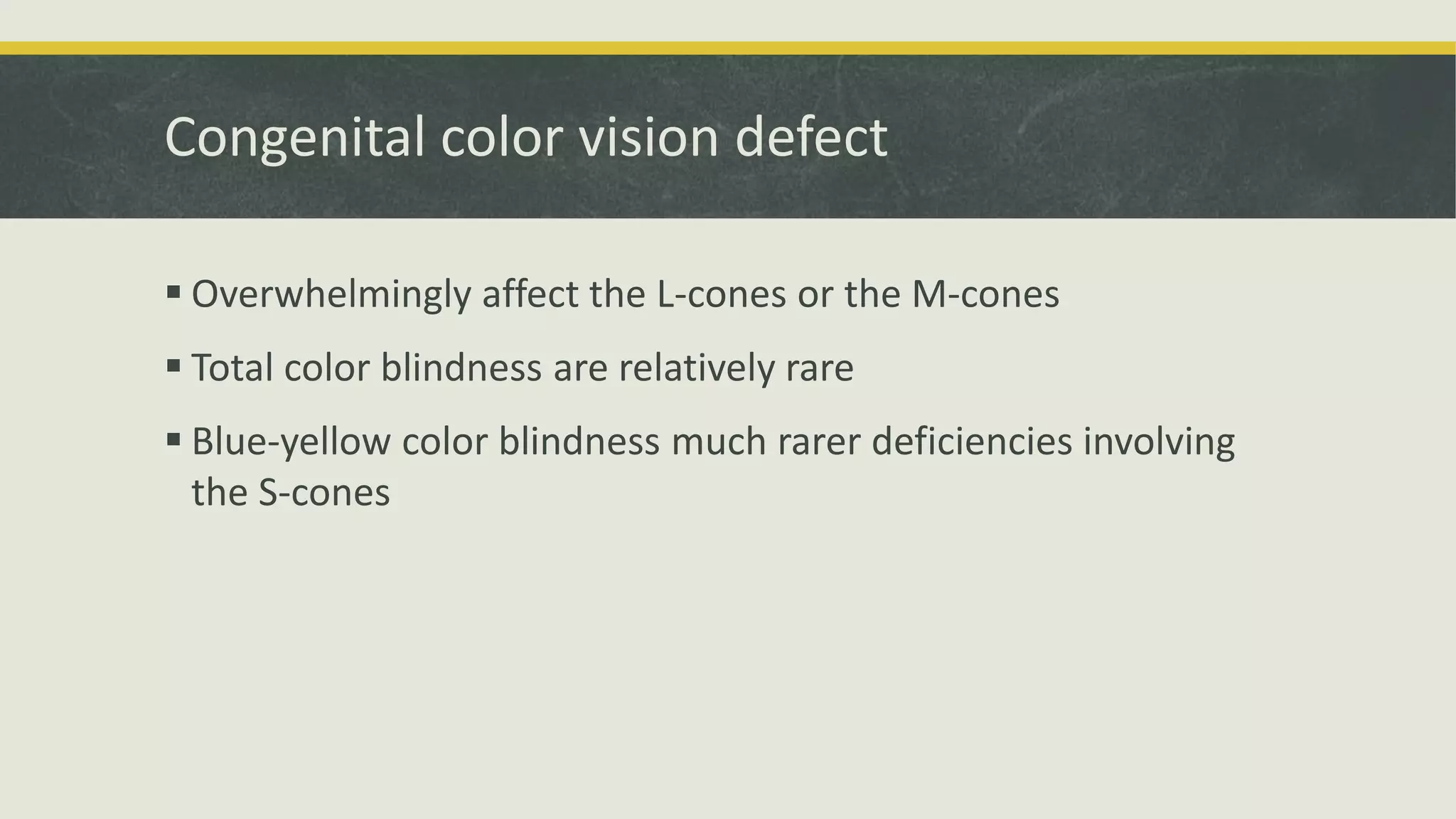Color vision : Physiology ,Defects, Detection, Diagnosis & Management ...