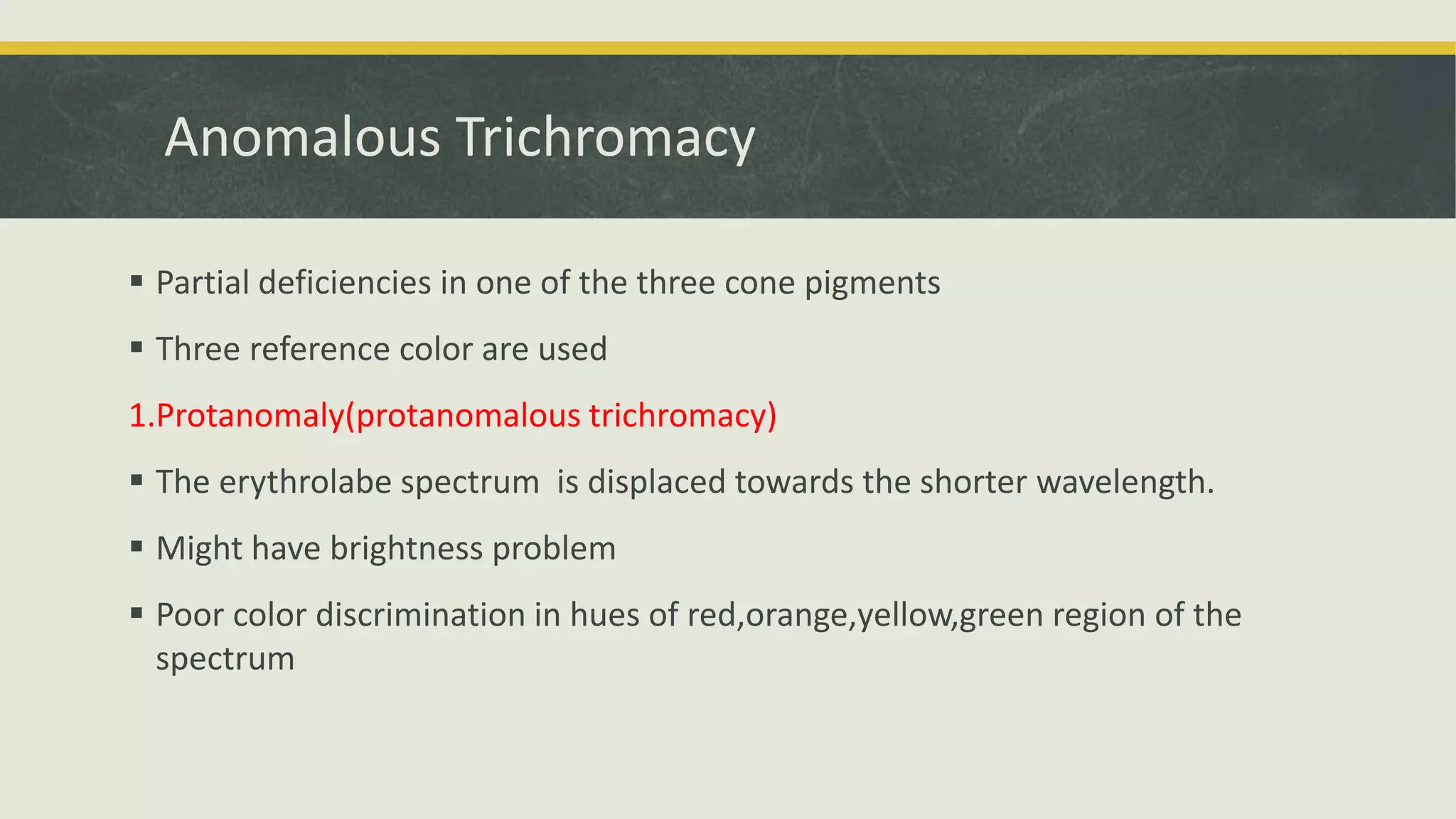 Color vision : Physiology ,Defects, Detection, Diagnosis & Management ...