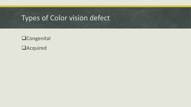 Color vision : Physiology ,Defects, Detection, Diagnosis & Management ...