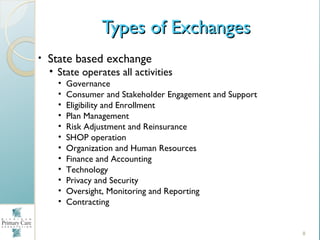 Expansion Exchange Outreach Enrollment Strategies | PPT