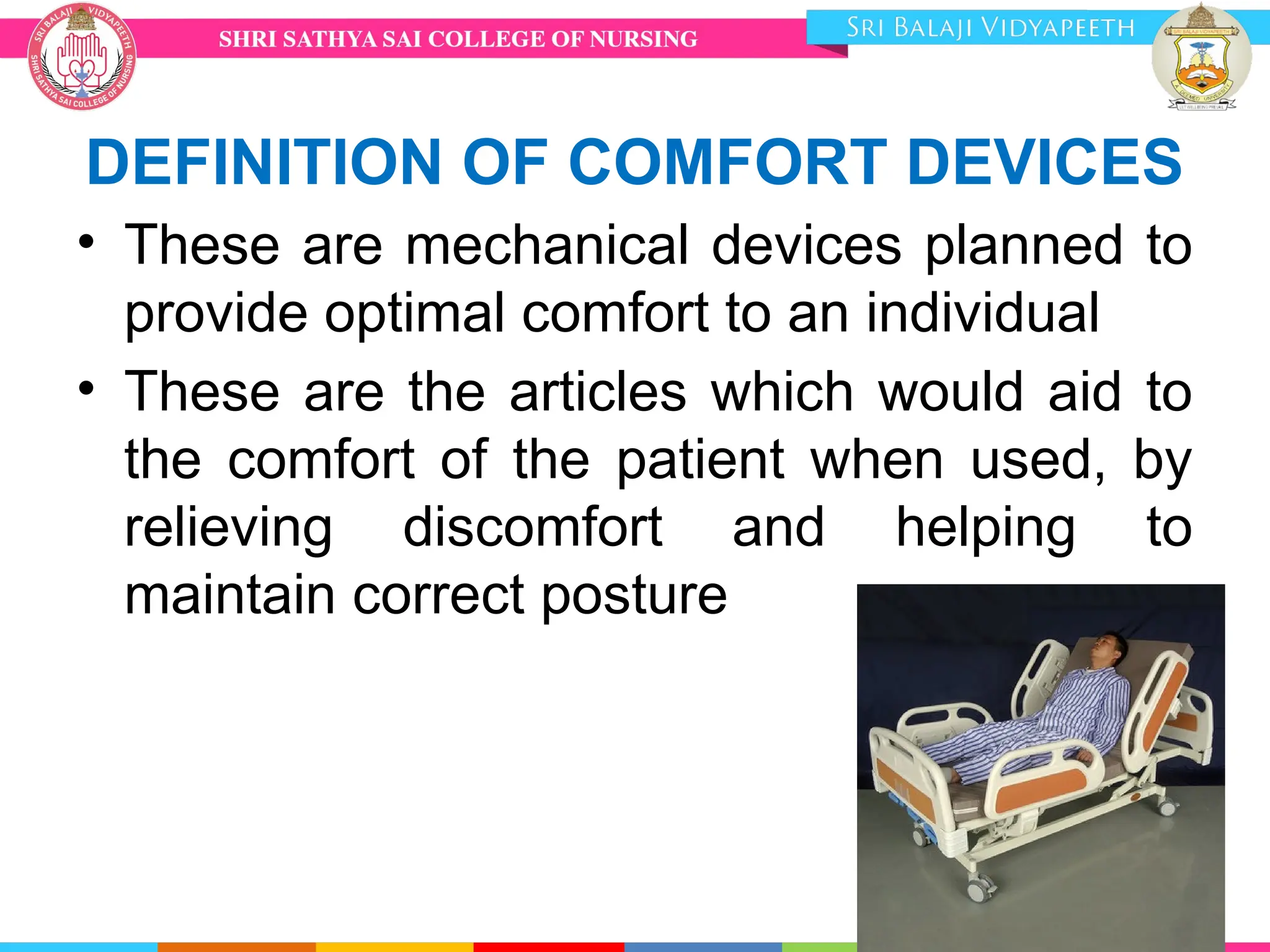 Comfort devices in Comfort, Rest and Sleep.pptx