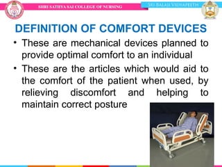 Comfort devices in Comfort, Rest and Sleep.pptx