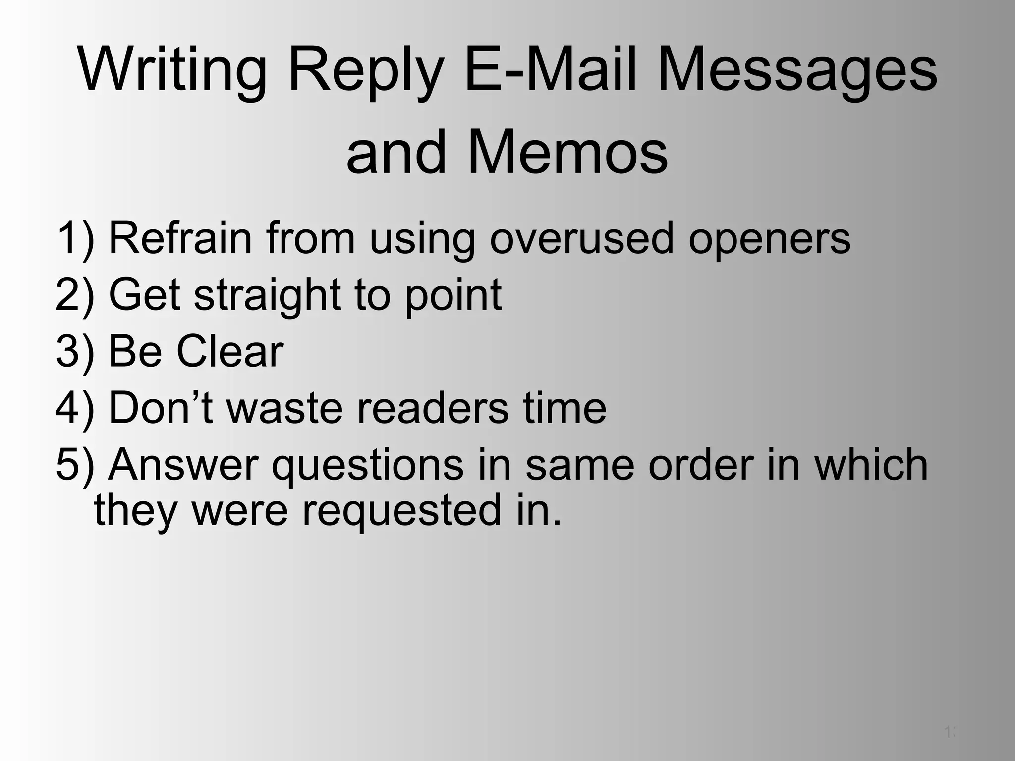 Routine E-Mail Messages and Memos | PPT
