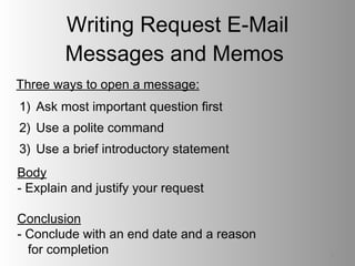 Routine E-Mail Messages and Memos | PPT