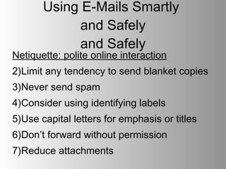 Routine E-mail messages and memos | PPT