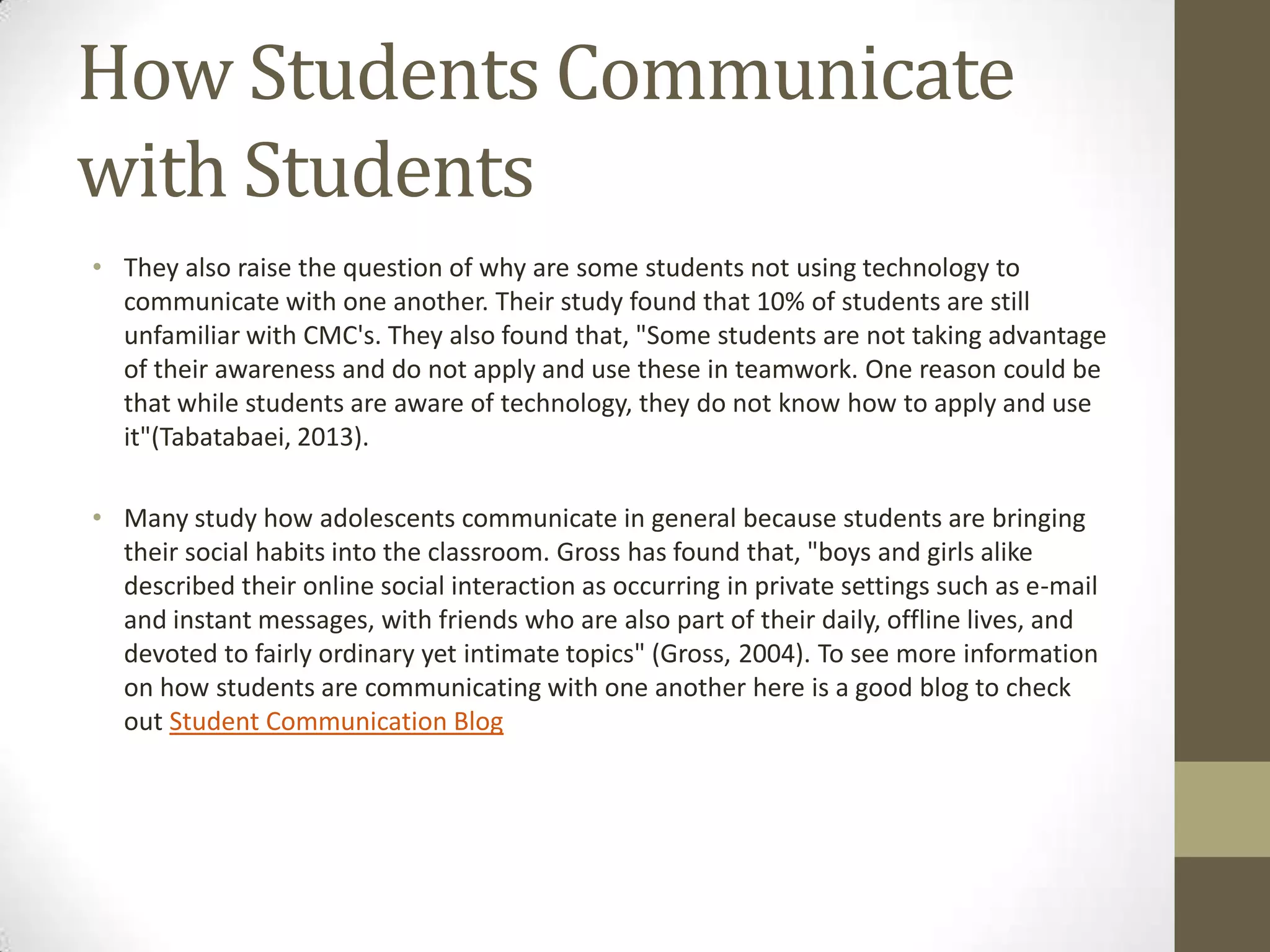 Communication in Schools | PPTX