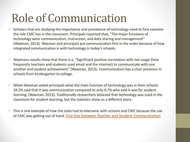 Communication in Schools | PPTX | Email | Internet