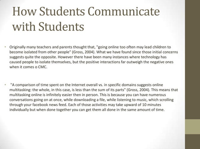 Communication in Schools | PPTX | Email | Internet