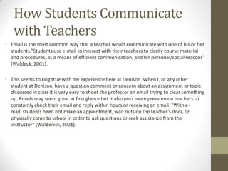 Communication in Schools | PPTX