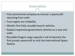 SpaceX Case Study | PPTX
