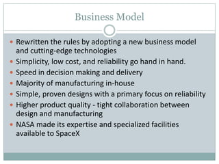 Spacex Business Model