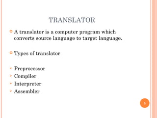 basics of compiler design | PPT