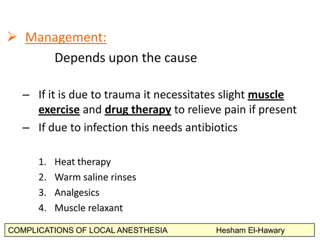 Complications Of Dental Local Anesthesia | PDF | Brain and Nervous ...
