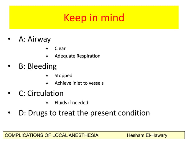 Complications Of Dental Local Anesthesia | PDF | Brain and Nervous ...