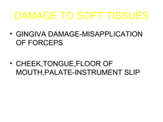 Finalcomplication of extraction | PPT
