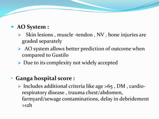 Compound Fracture Tibia | PPTX