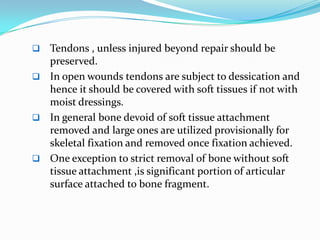 Compound Fracture Tibia | PPTX
