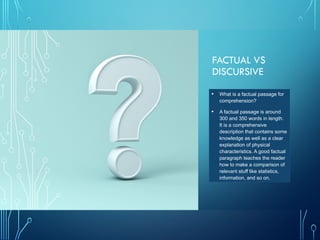 final COMPREHENSION Tips. How to cracks? | PPTX | Educational ...