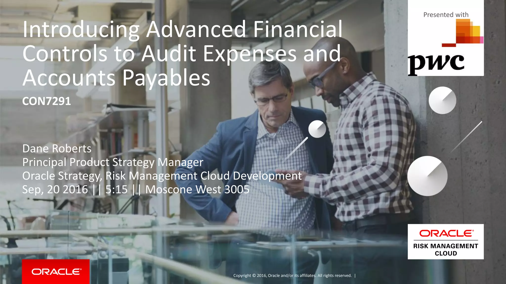 Introducing Oracle Advanced Financial Controls Cloud Service | PDF
