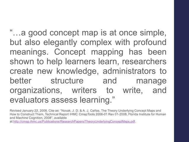 Knowledge and Concept Mapping: Context to Content | PPTX