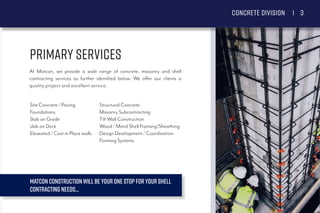 Concrete Division Brochure | PPT