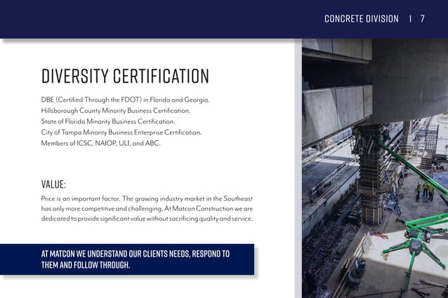 Concrete Division Brochure | PPT