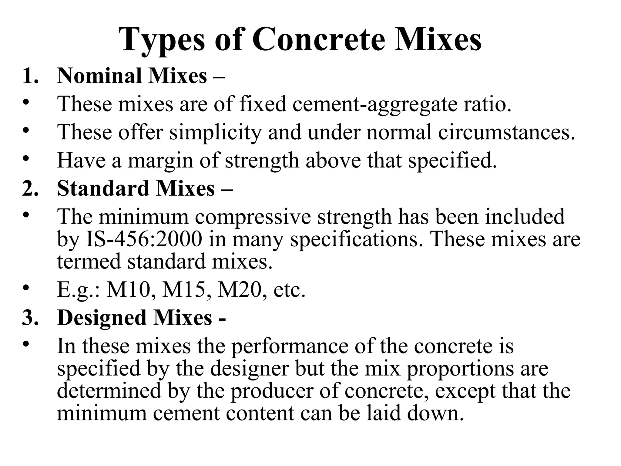 CONCRETE MIX DESIGN AS PER IS 10262:2009 | PPT