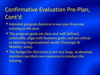 Final confirmative evaluation | PPT
