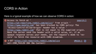 Conquering CORS. Taming Cross-Origin Resource Sharing. | PPTX