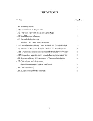 Consumer satisfaction on television network service provider- A Step ...