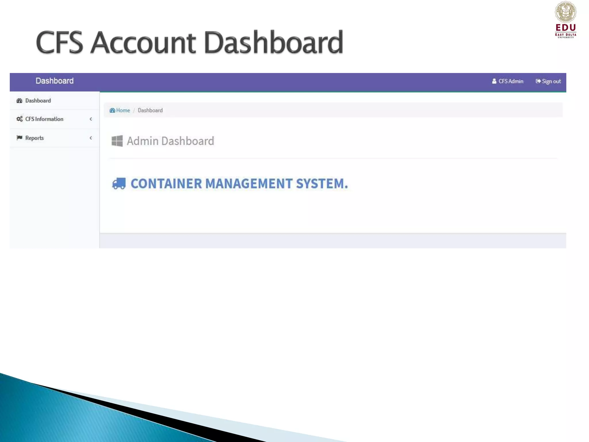 Container Terminal Management System Ppt Free Download