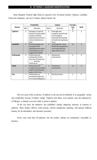 Draft Contingency Plan | DOCX