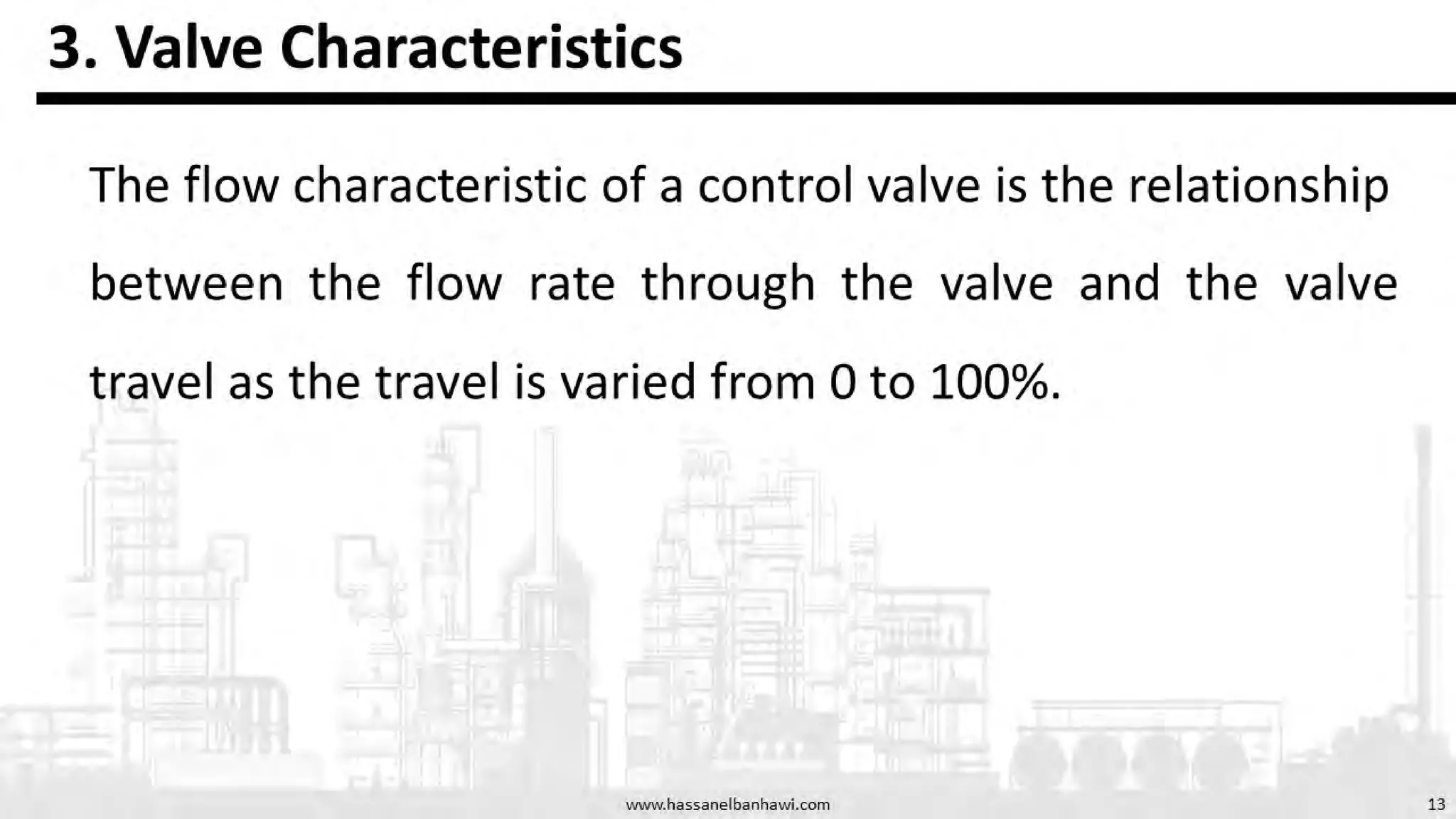 Process control presentation on Final Control Element, components ...