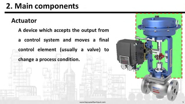 Process control presentation on Final Control Element, components ...