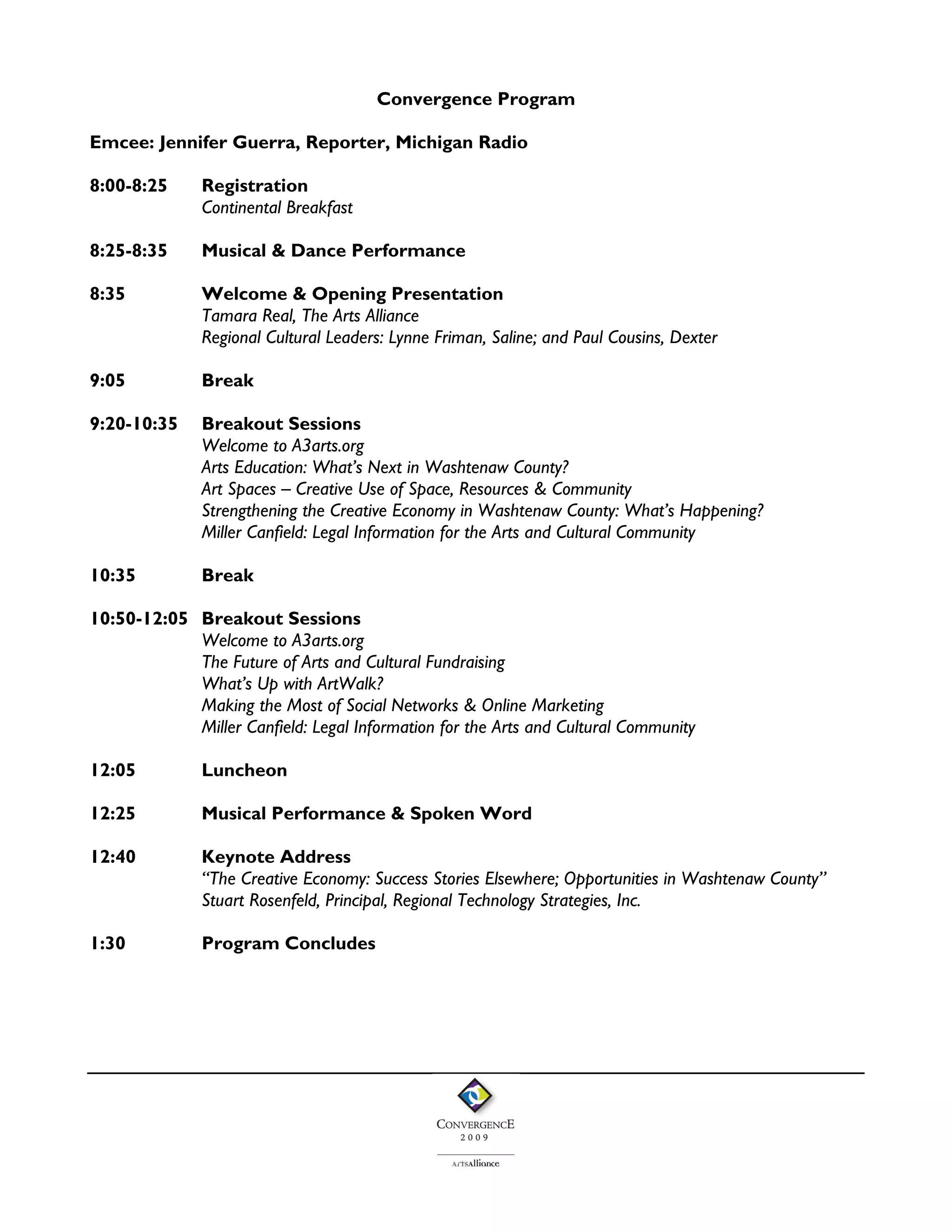 *SAMPLE* Conference Program | PDF