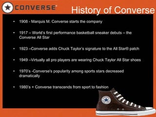 Converse Chuck Taylors — Design Life-Cycle | atelier-yuwa.ciao.jp