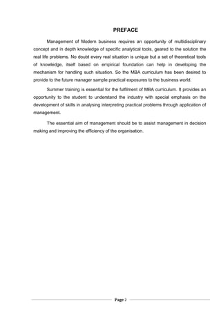 co oparative bank training project report bharati nama | DOC
