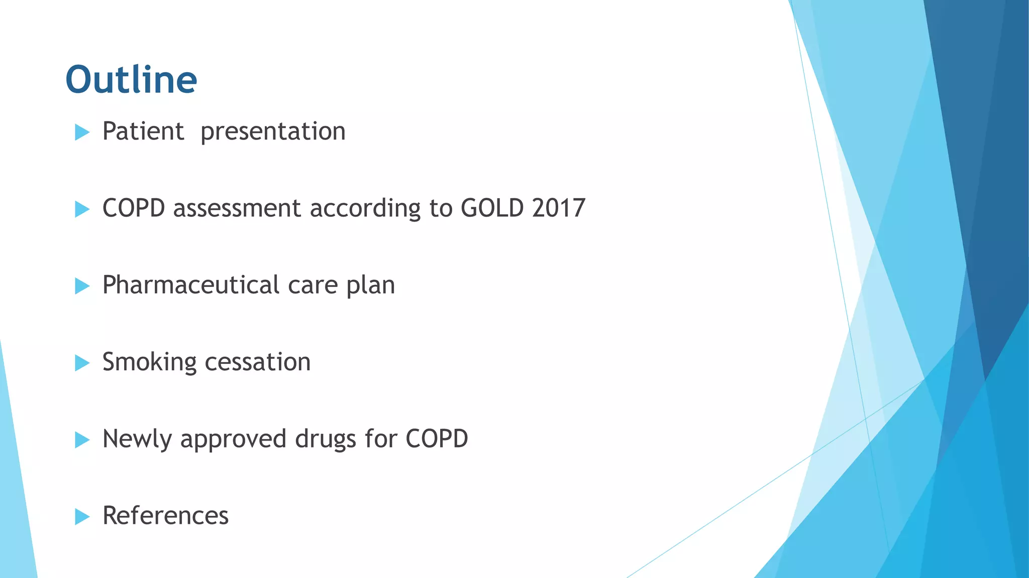 COPD case presentation | PPTX