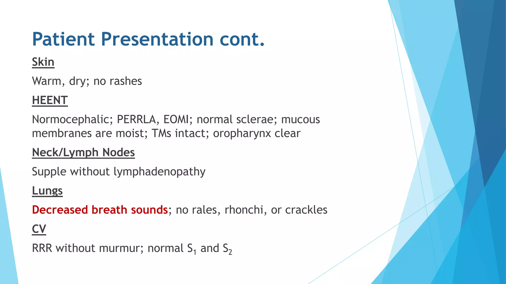 COPD case presentation | PPTX