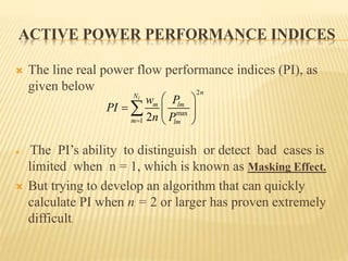 Role of Flexible AC Transmission in Power System Contingency | PPT