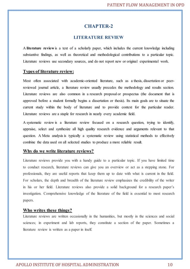 Patient flow management in opd | DOCX | Healthcare Industry | Industries