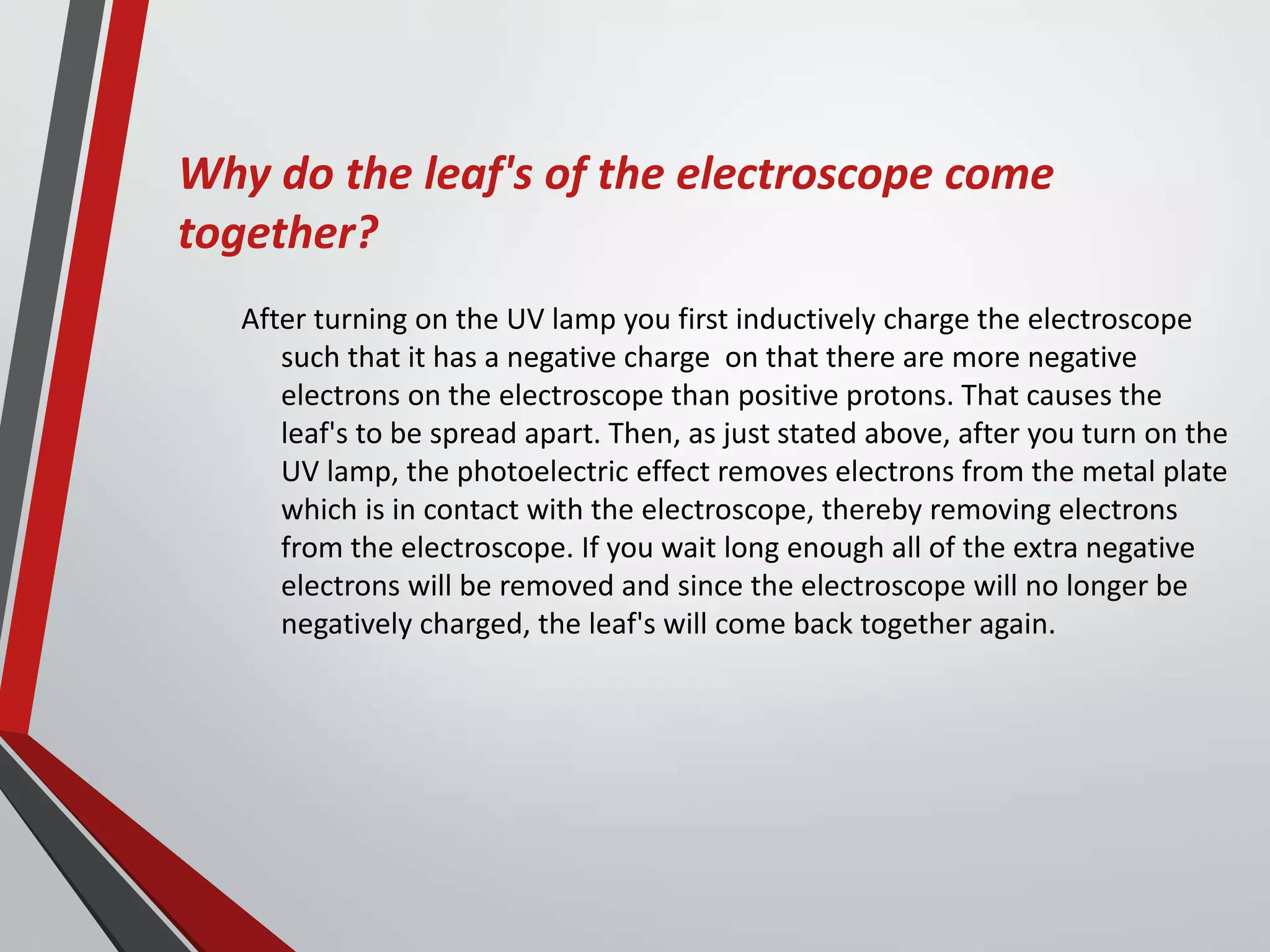 Photoelectric effect and experimental setup | PPTX