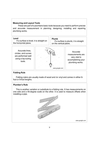 MODULE 1-PLUMBING NC I BY DALEON | PDF