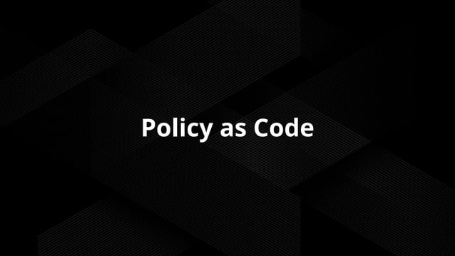 Policy as Code: IT Governance With HashiCorp Sentinel | PPT