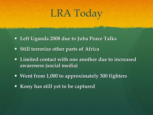 Final copy lra conflict uganda | PPT