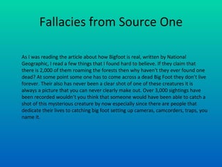 Bigfoot | PPT